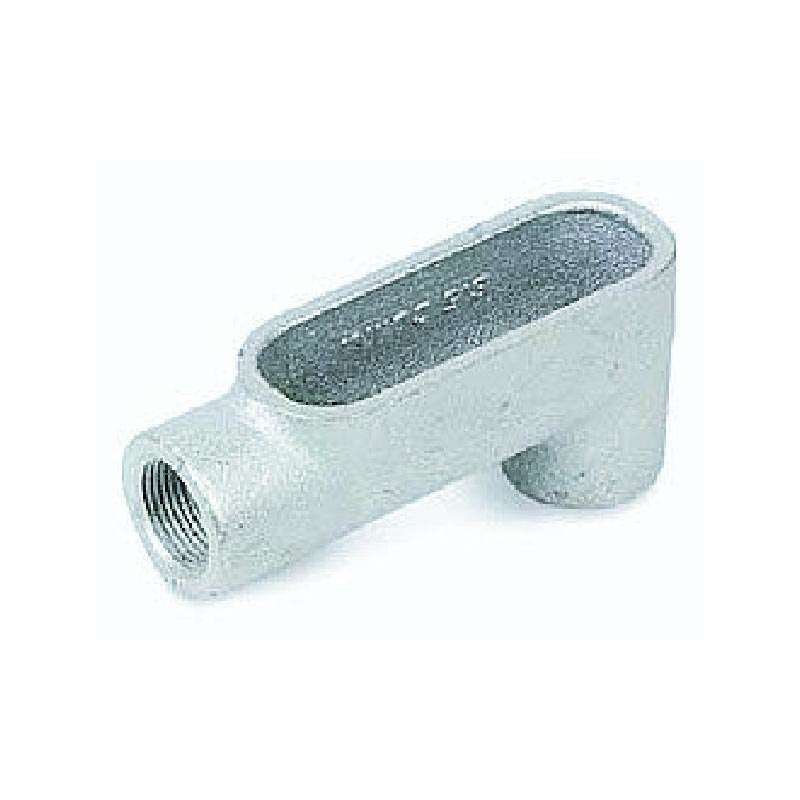 Conduleta CROUSE HINDS Serie 7 NEMA3R Forma- LB 3-4 Pulg En Aluminio ...