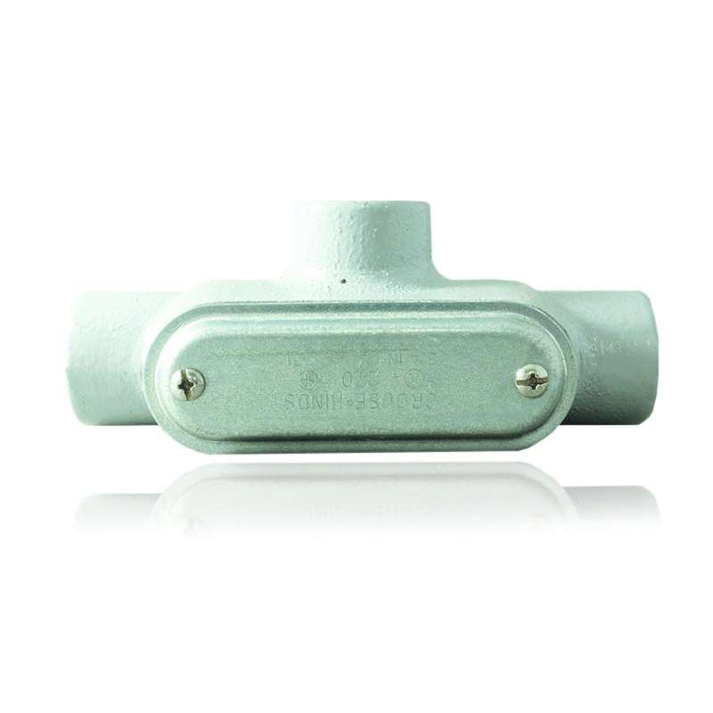 Conduleta CROUSE HINDS Serie 7 NEMA3R Forma- T 3-4 Pulg En Aluminio
