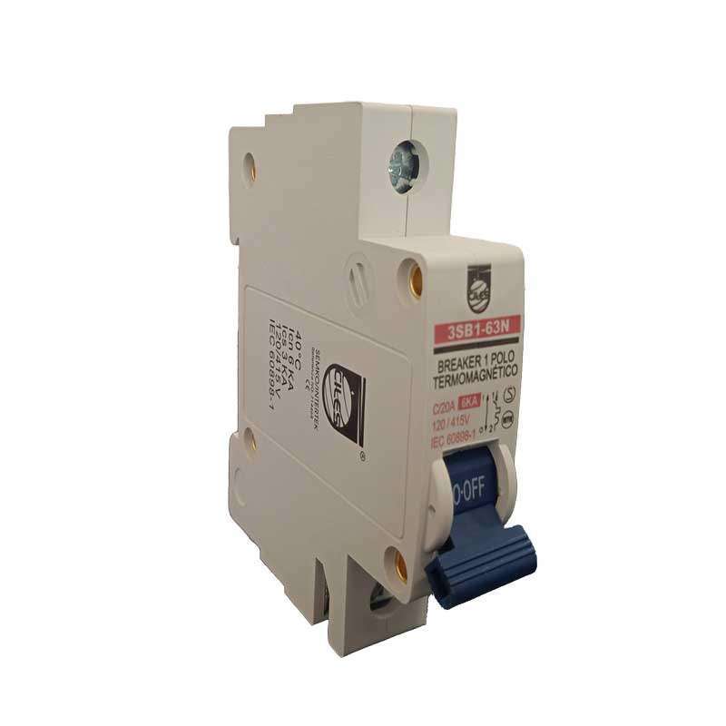 Breaker Enchufable Monopolar 1 X 20 AMP 6/10 KA Proteccion ...