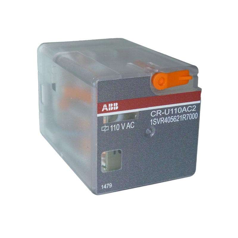 Rele Enchufable ABB Tipo Universal 8 PINES CR-U110AC2 1SVR405621R7000