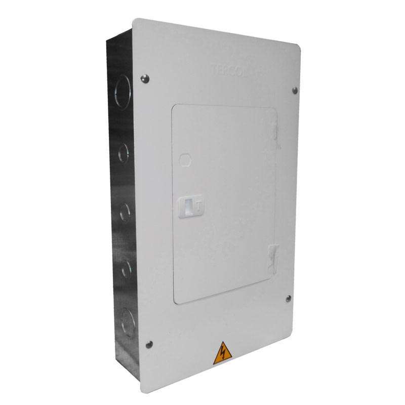 Tablero TERCOL Trifasico Con Puerta 18 Circuitos 125A Galvanizado TP318 ...