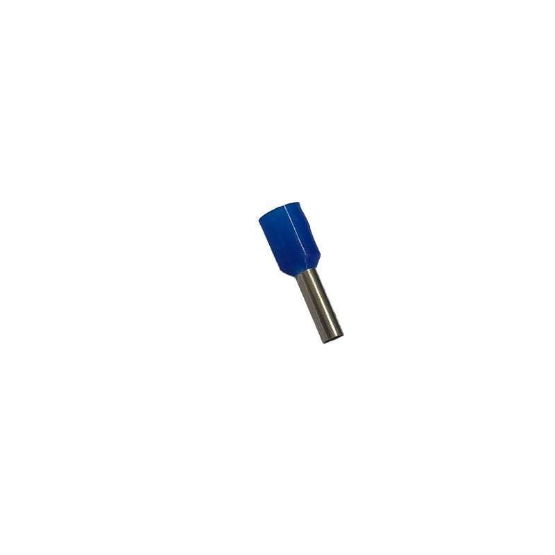 Terminal Pin Tubular Aislado Azul Calibre 14 AWG - Conector Electrico ...